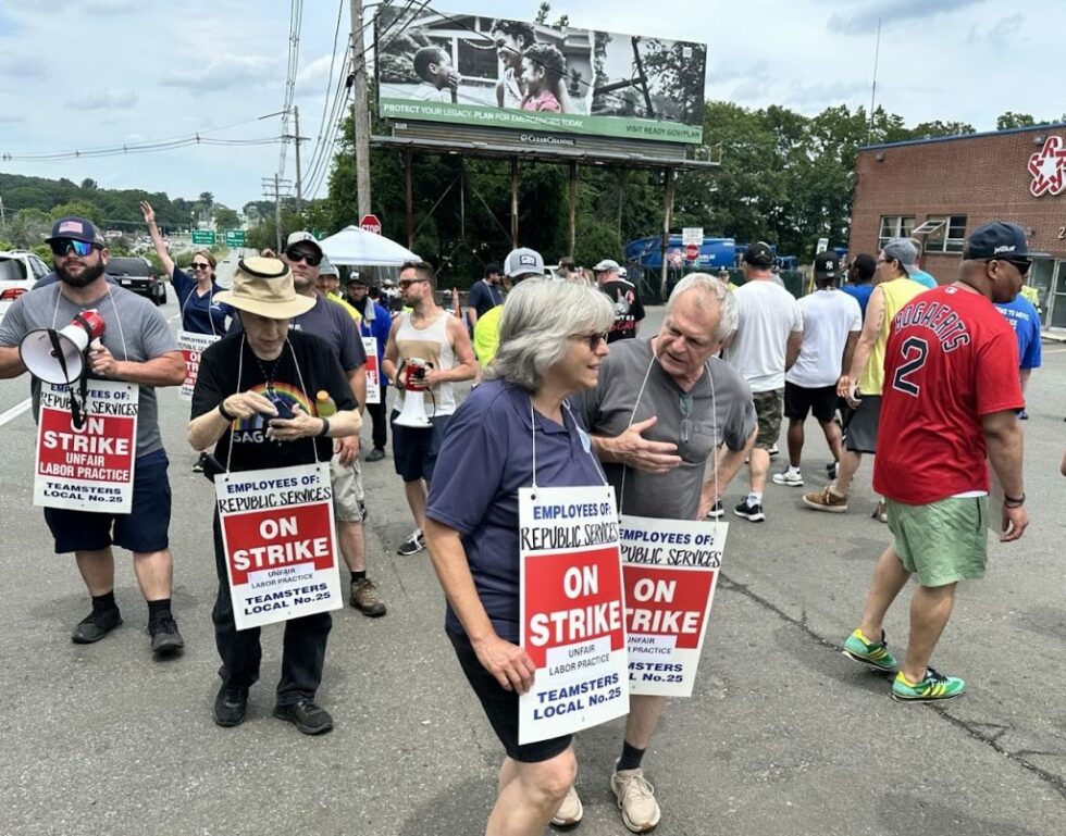 Sanitation Workers Strike for Fair Compensation Against Waste Disposal ...